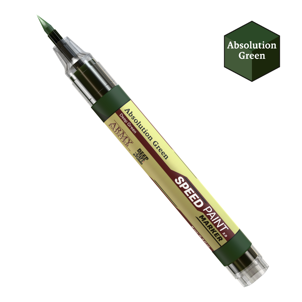 The Army Painter - Speedpaint Marker - Absolution Green ...
